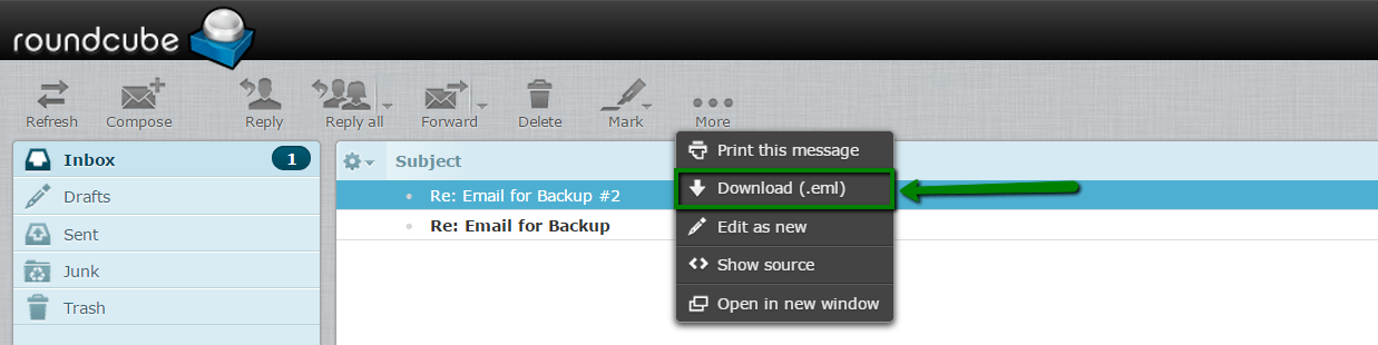 How to back up and restore emails in cPanel webmail - Help | Buzinessware