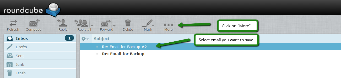 How to back up and restore emails in cPanel webmail - Help | Buzinessware