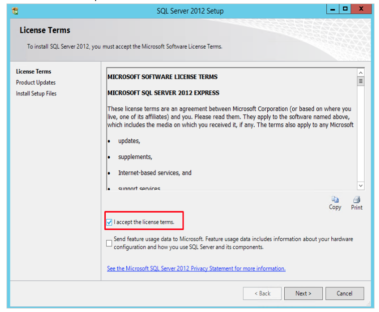 How to install SQL Server 2012 on Windows server 2012 - Help | Buzinessware