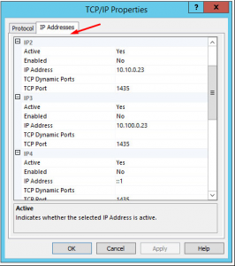 How do you change the default SQL TCP port - Help | Buzinessware