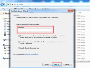 How to install PFX in Windows Machine - Help | Buzinessware