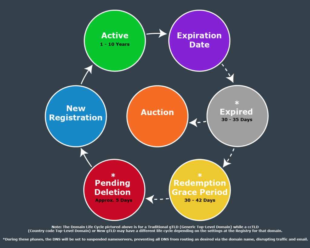 Understanding Domain Life Cycle - Help | Buzinessware